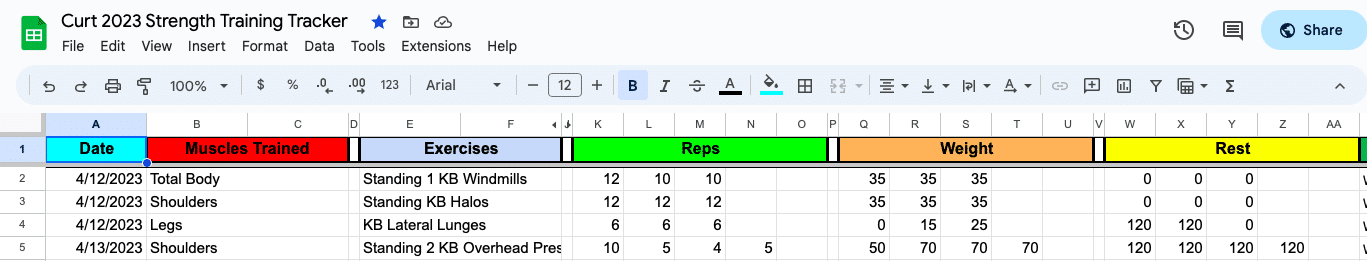 Graph Your Weight Training To See Your Progress - The Best AI Personal ...